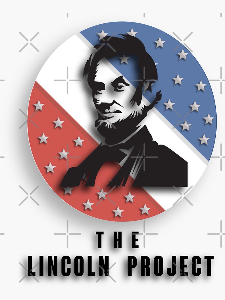 "The Lincoln Project" Sticker for Sale by vishalnair | Redbubble