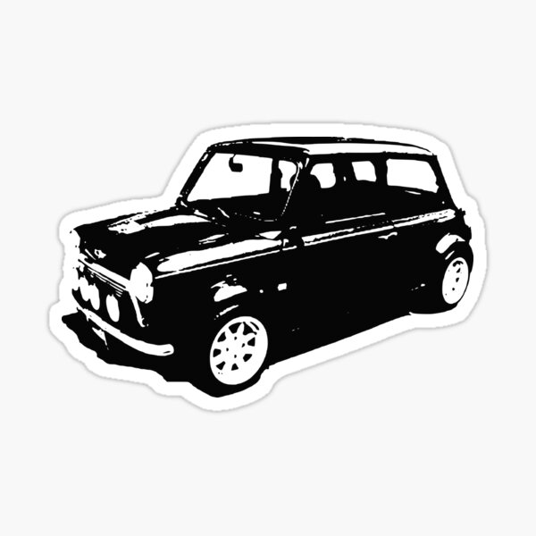 "Classic Mini Cooper" Sticker for Sale by 9476 | Redbubble