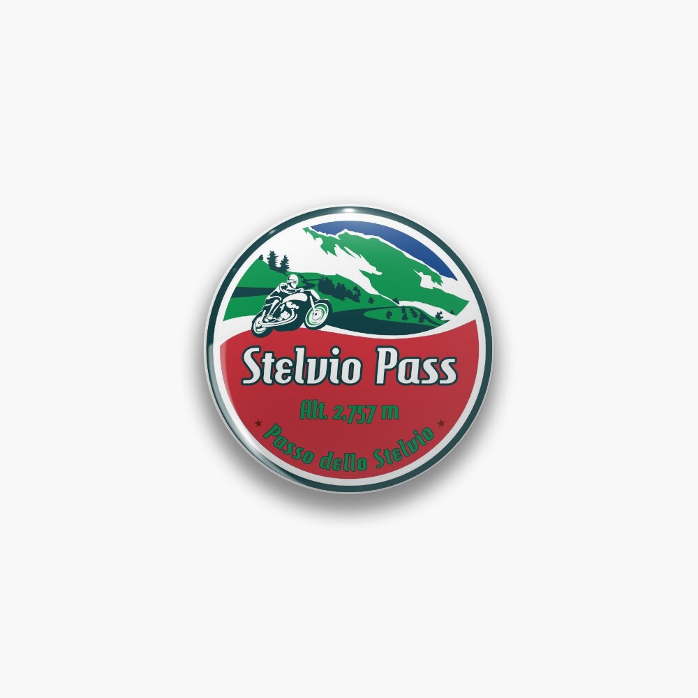 "Stelvio Pass Design - Italian Flag Colors" Sticker for Sale by ...
