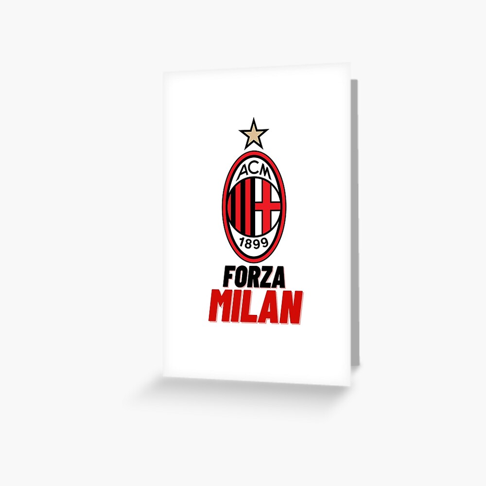 "Ac milan fans forza milan milanista " Greeting Card for Sale by HFA95 ...