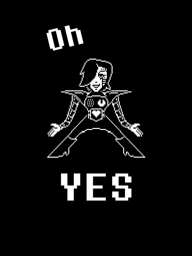 "Undertale Mettaton EX "Oh Yes!" Print" Art Print by pinkytoes | Redbubble