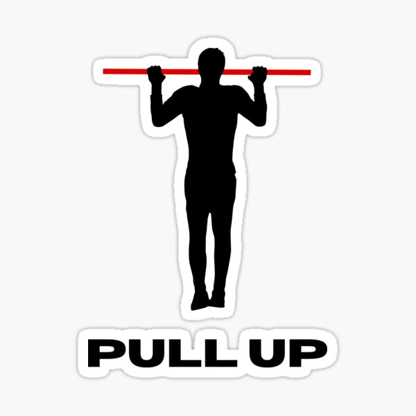 "Calisthenic - Pull Up" Sticker by calistowear | Redbubble
