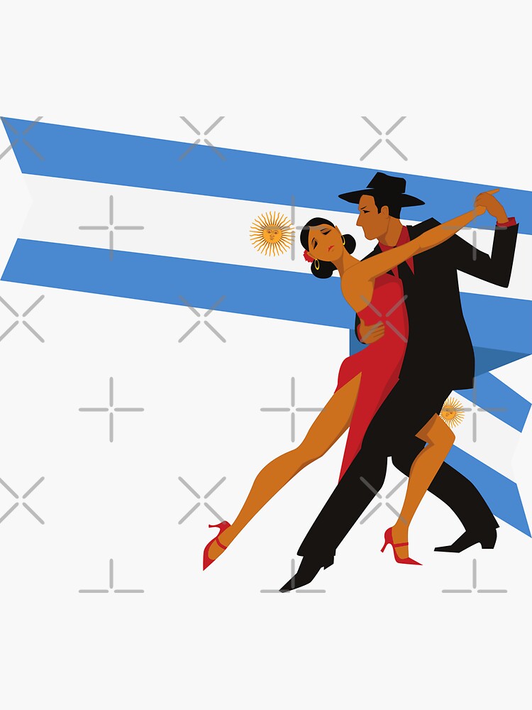 "Tango Argentina" Sticker by corralmontana | Redbubble