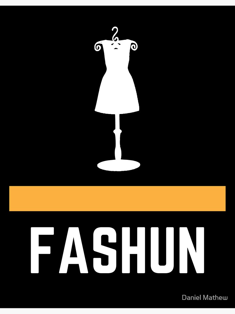 "FASHUN (Stonk Meme Inspired)" Sticker by danielm1675 | Redbubble