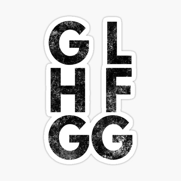 "GL HF GG, Good Luck, Have Fun, Good game" Sticker for Sale by ...