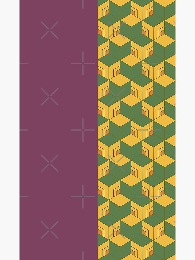 "Tomioka Giyu Cloak Pattern - Demon Slayer" Canvas Print for Sale by ...