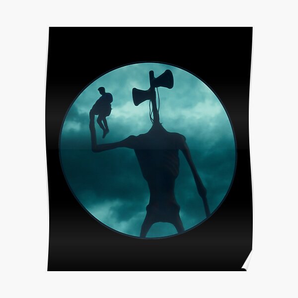 "Siren Head Sirenhead Creepypasta Horror Character" Poster for Sale by ...