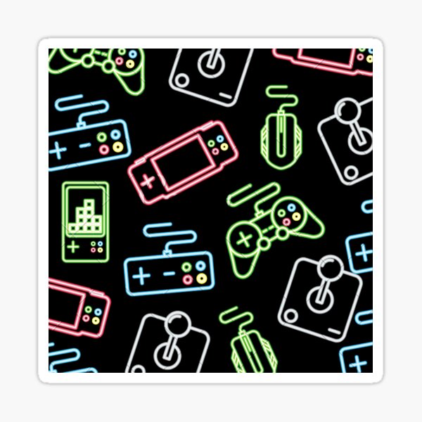 "controlers" Sticker for Sale by autisticspice | Redbubble