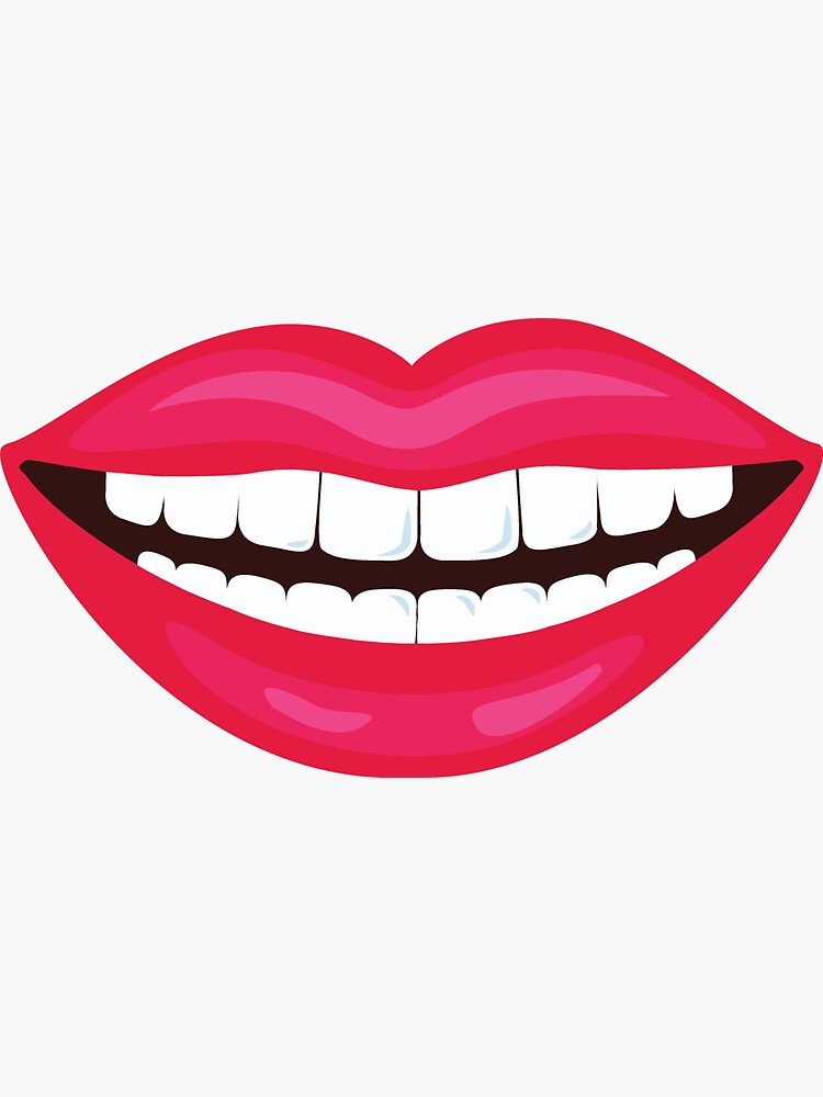 "Big Smile Red Lips Facial Covering Fun For Woman or Girls, Red lips ...