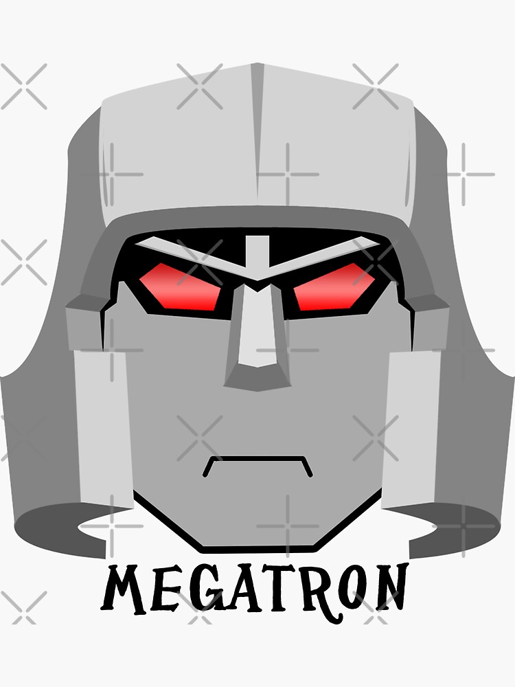 "Megatron [G1]" Sticker for Sale by sunnehshides | Redbubble