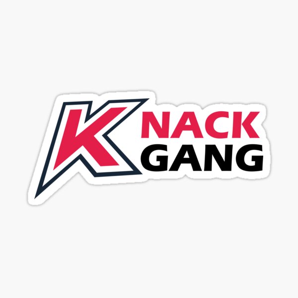 "Knack gang" Sticker for Sale by Hivetees | Redbubble