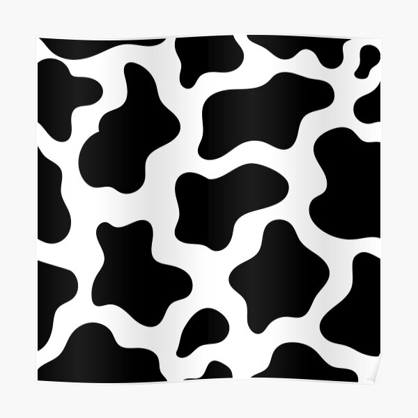 "cow print" Poster for Sale by faerieyoo | Redbubble