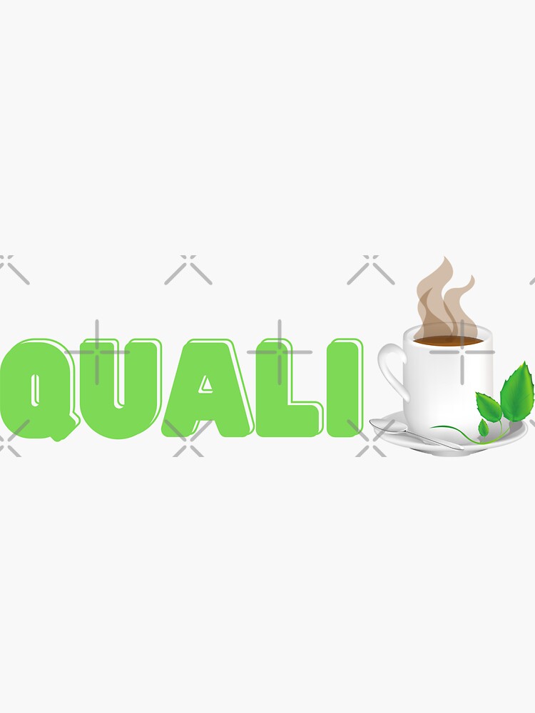 "Qualitea, Quality, Tea, Peppermint Leaves, Steam, Cup, Saucer, Spoon ...