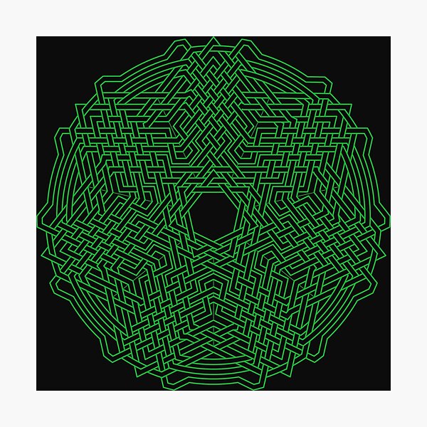 "Heptagram Symbol seven point of star" Photographic Print by arioscraft ...