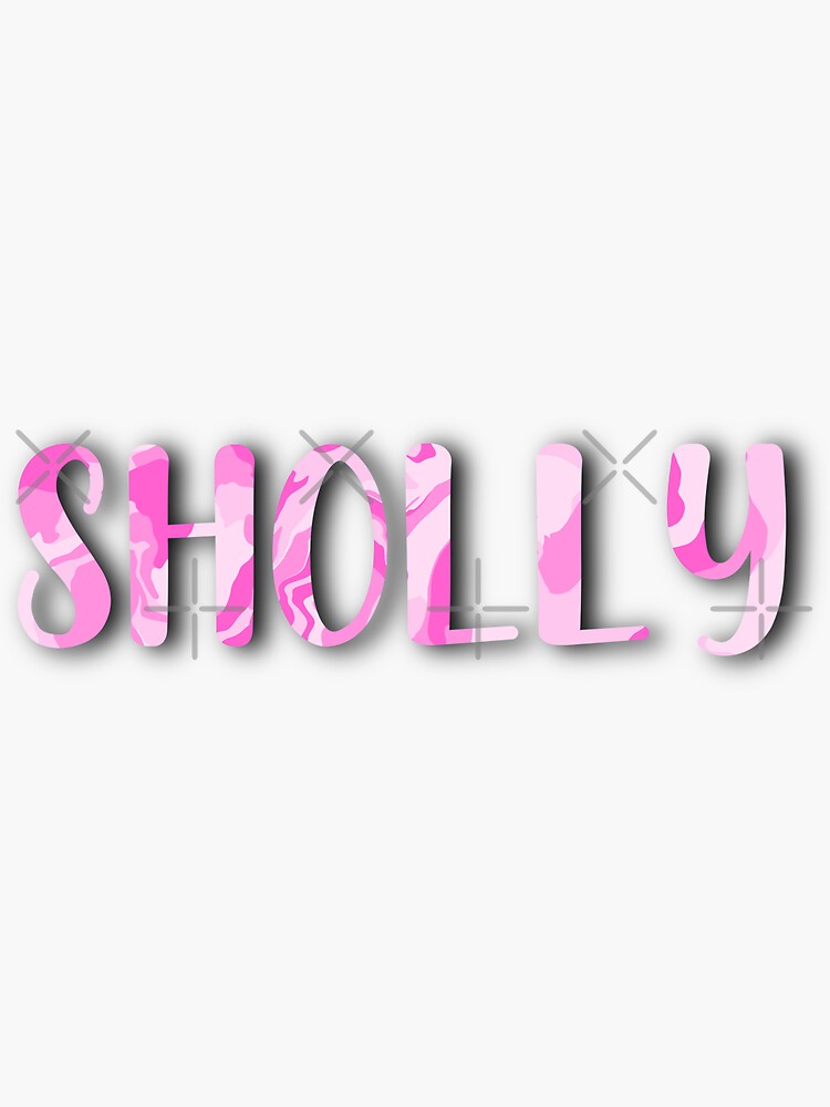 "Sholly" Sticker for Sale by dolphin1128 | Redbubble