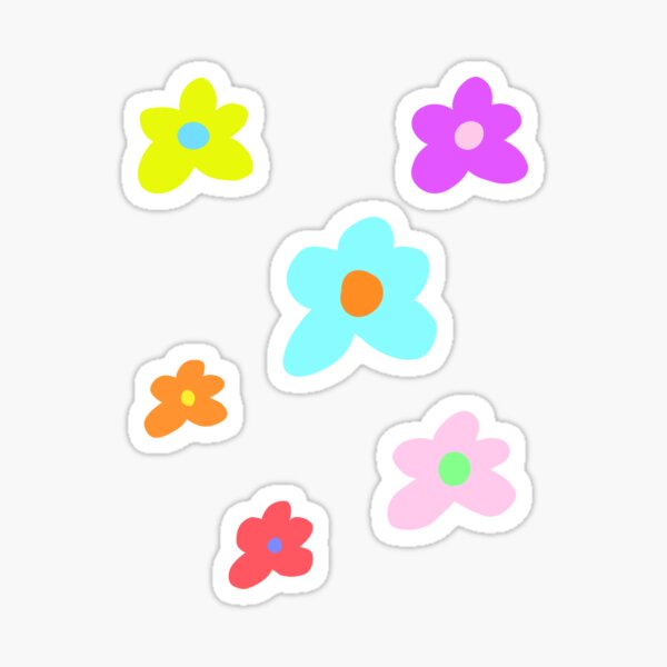"Indie flowers pack " Sticker by BunnyQueen01 | Redbubble