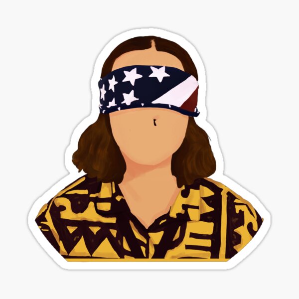 "Eleven Stranger Things " Sticker for Sale by Vivianakjjj | Redbubble