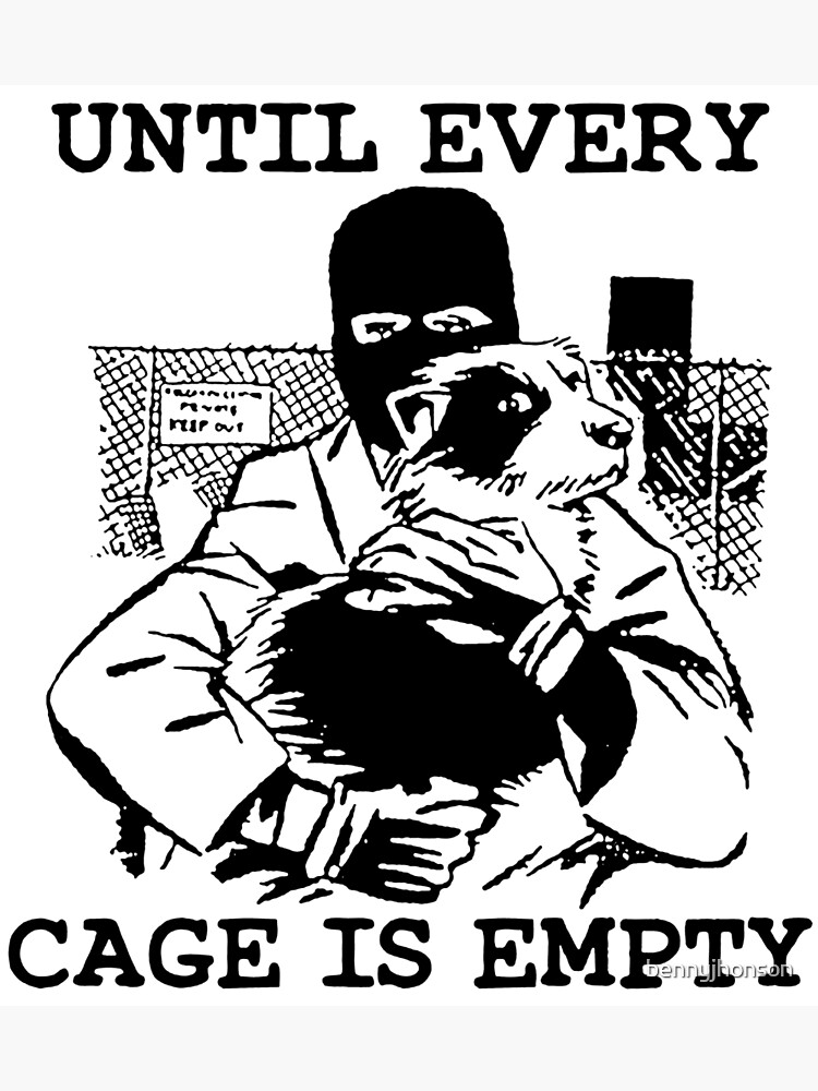 Until Every Cage Is Empty Premium Matte Vertical Poster sold by Gil ...