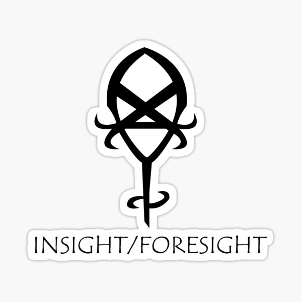 "Shadow hunters insight / foresight" Sticker for Sale by ranniadesing ...