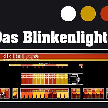 "Retro Vintage Computer – PDP-8 – Das Blinkenlights" Sticker for Sale by Merry Blacksmith ...