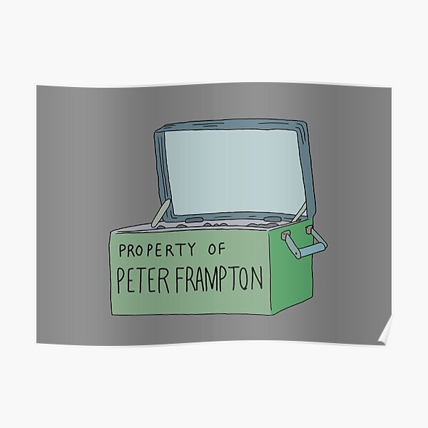 "The Simpsons Peter Frampton’s Ice Cooler" Poster by thebcarts | Redbubble