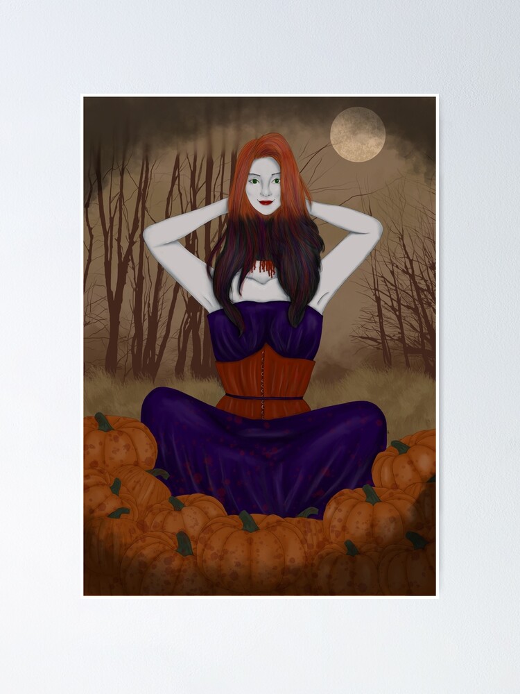 "Halloween 2020 headless girl " Poster for Sale by Snowflake-art ...