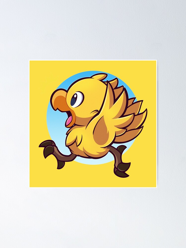 "Chocobo Yellow Bird Adventure #05" Poster by SalahBlt | Redbubble