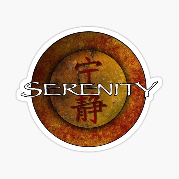 "Serenity Logo (Firefly) " Sticker by uprooted | Redbubble