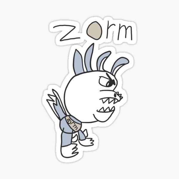"Zorm The Evil Puppy" Sticker for Sale by KungFuton | Redbubble