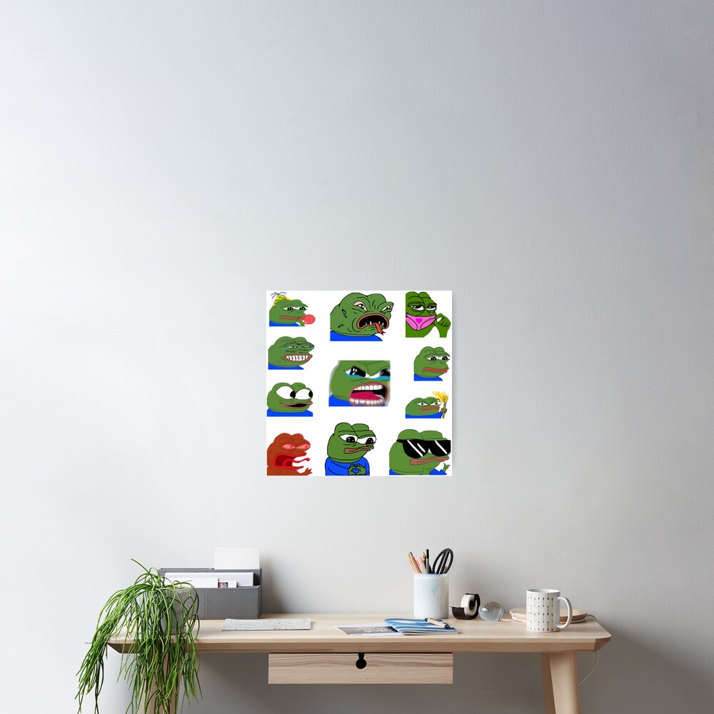 "Pepe The Frog Meme Pack " Poster for Sale by MemeYourLife | Redbubble