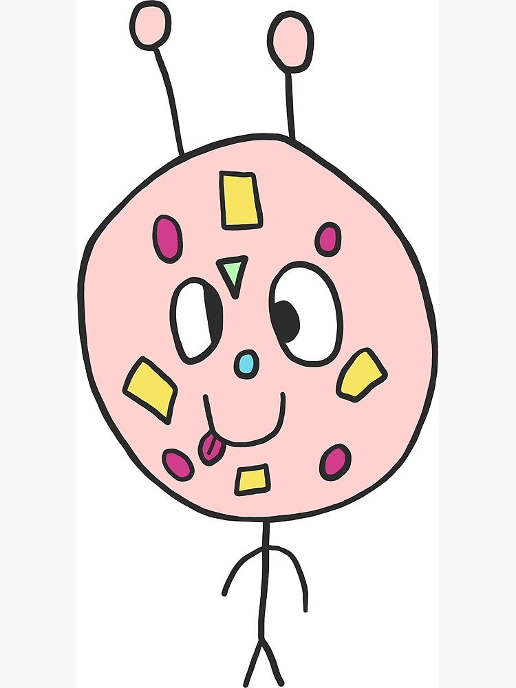 "Alien Cookie Face" Poster by KungFuton | Redbubble