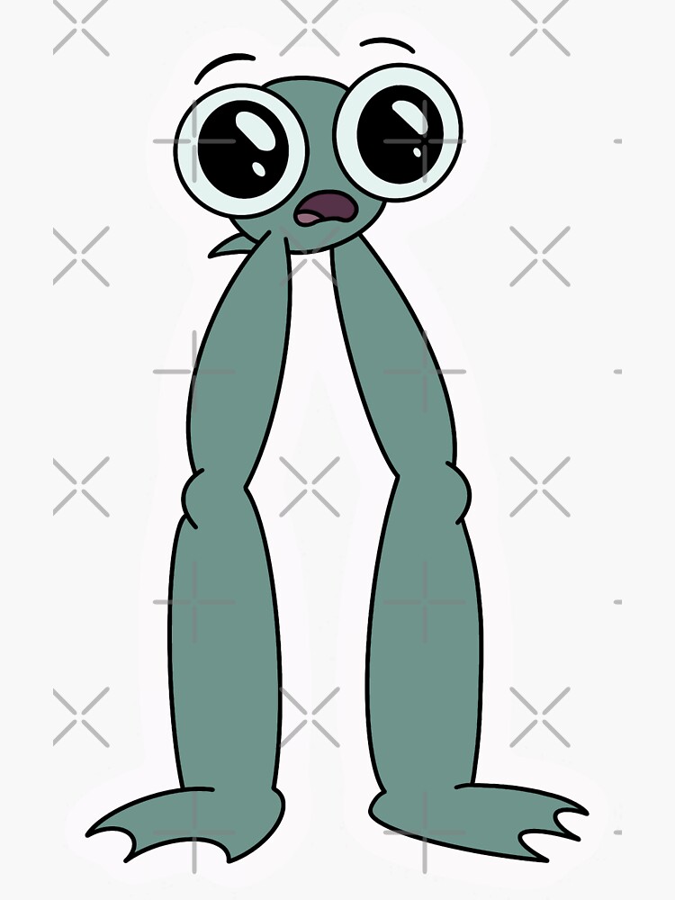 "Katrina Buff Frog" Sticker for Sale by TwstedSisters | Redbubble