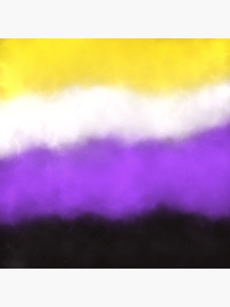 "Non-Binary Watercolor" Poster by Mihayla | Redbubble