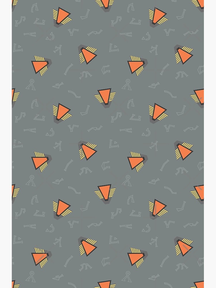 Stargate SG1 Inspired Chevrons Locked Pattern Premium Matte Vertical ...