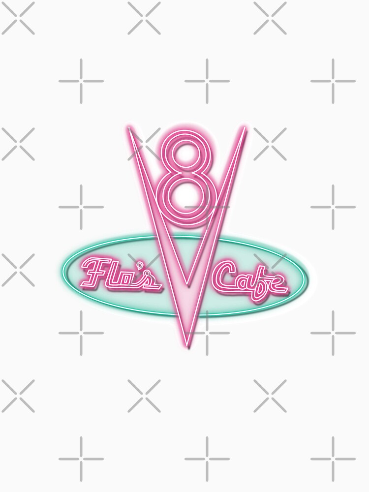 "Flo’s V8 Cafe Sign" T-shirt for Sale by TwstedSisters | Redbubble ...