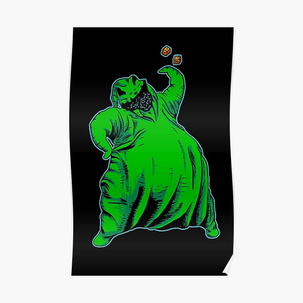"Oogie Boogie" Poster by blacksnowcomics | Redbubble