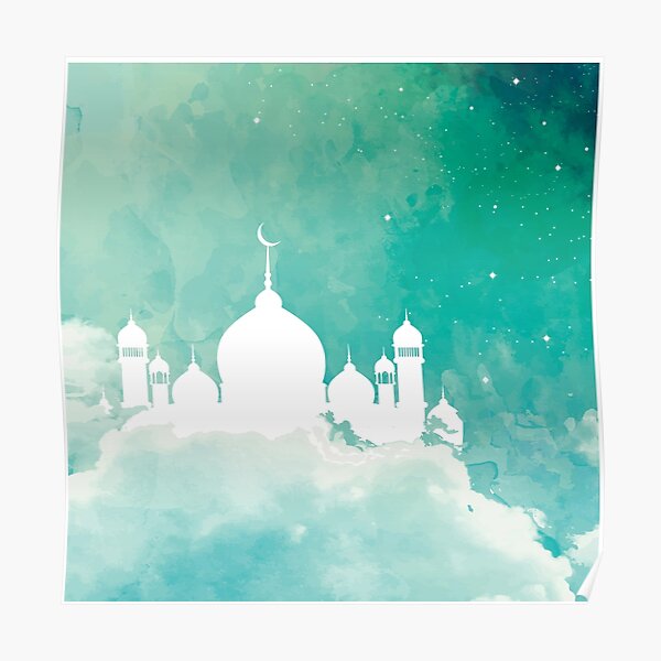 "Islamic Mosque Art" Poster by shathahammoudi | Redbubble