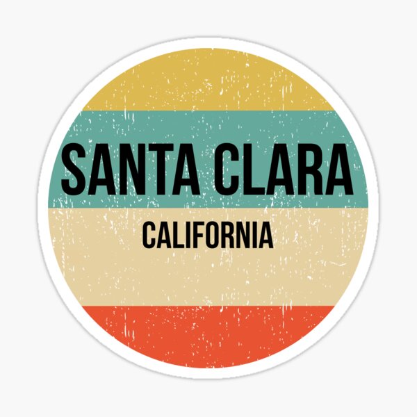 Santa Clara Stickers | Redbubble