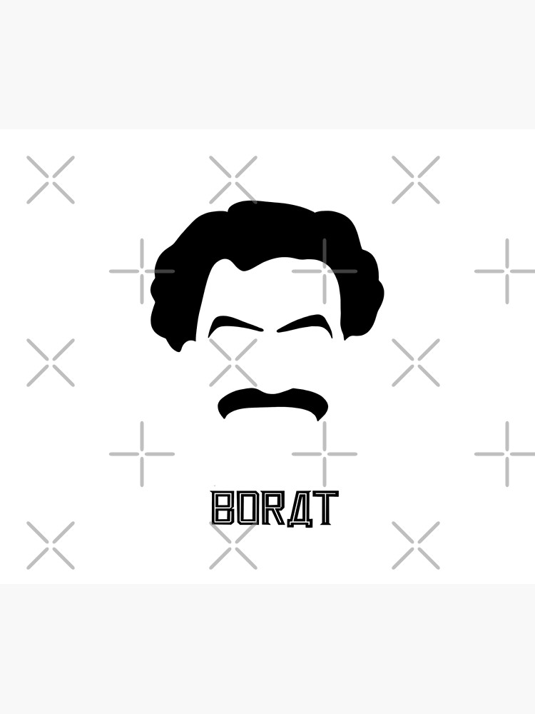 Póster «Silueta de borat» de Sirrahnais | Redbubble