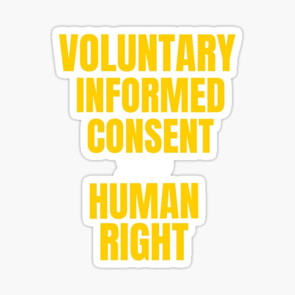 Informed Consent Stickers | Redbubble