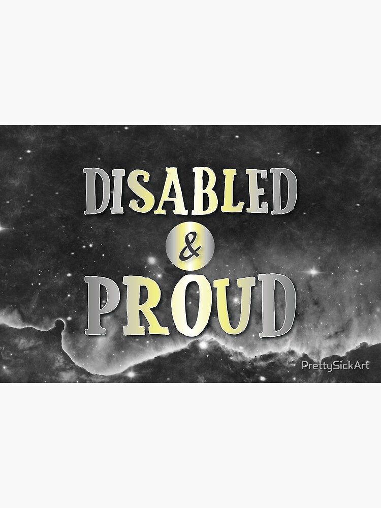 "Demigender: Disabled and Proud" Poster by PrettySickArt | Redbubble