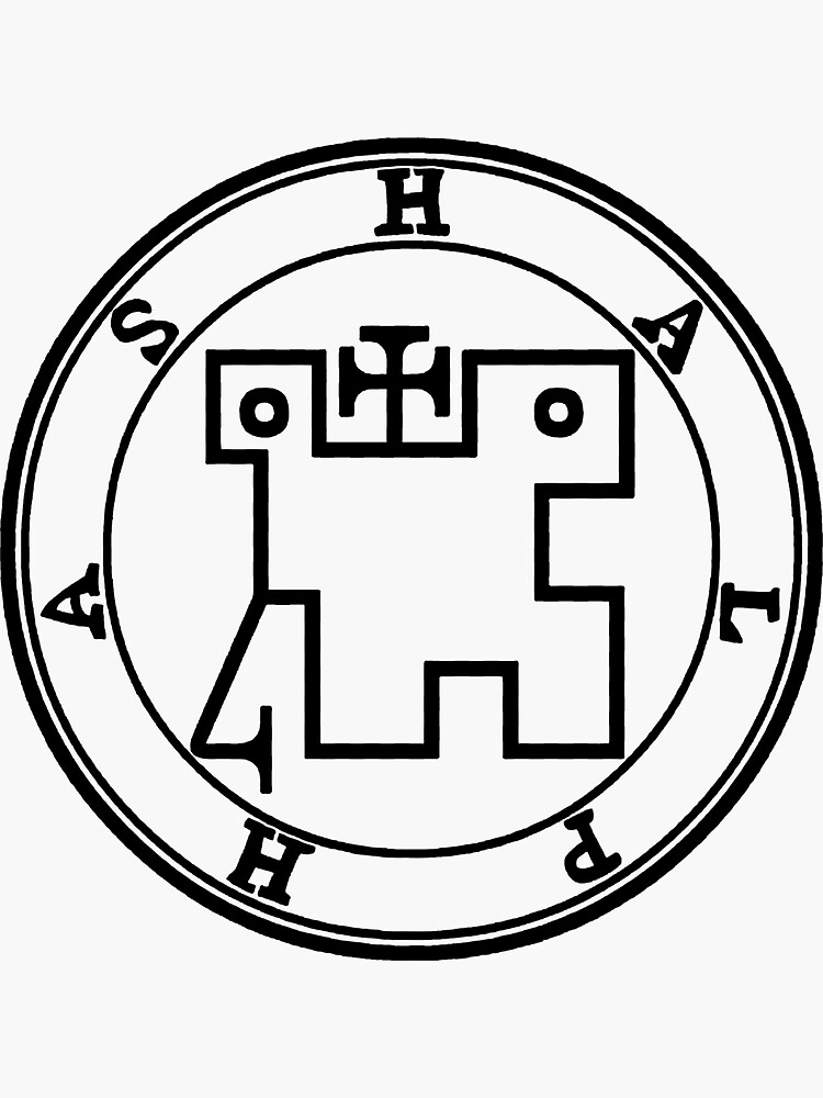 "Halphas" Sticker for Sale by TheAlchemyDen | Redbubble