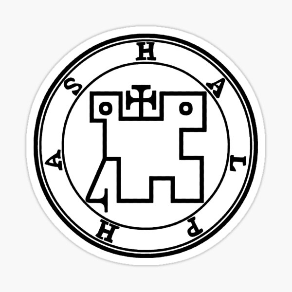 "Halphas" Sticker for Sale by TheAlchemyDen | Redbubble