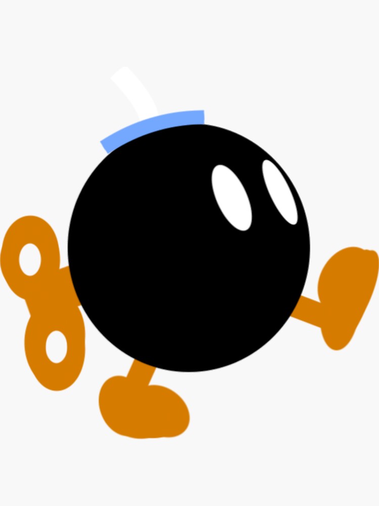 "Bob-omb" Sticker for Sale by AJD-Designs | Redbubble