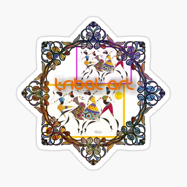"Tribal art" Sticker by Deepudesigner | Redbubble