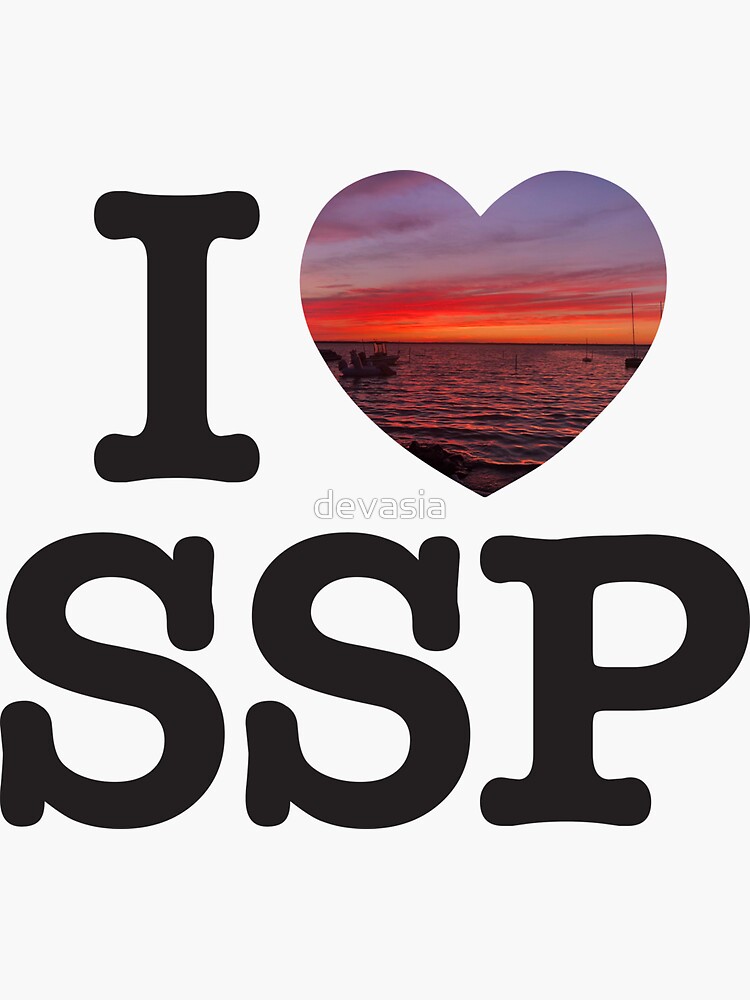 "I Love SSP (South Seaside Park)" Sticker for Sale by devasia | Redbubble