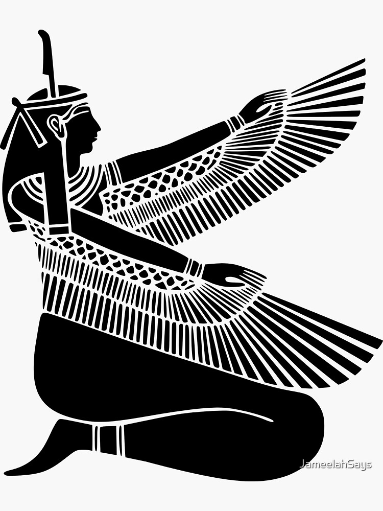 "Egyptian Goddess Isis" Sticker for Sale by JameelahSays | Redbubble