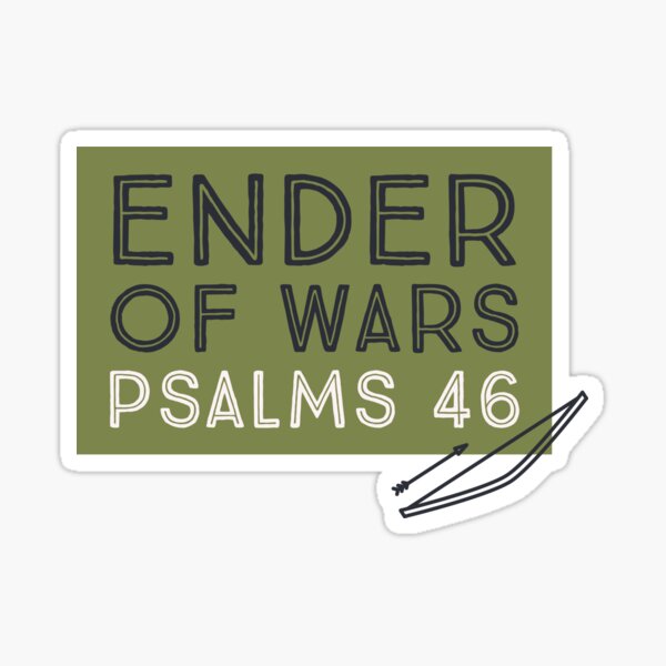 "Psalm 46" Sticker by MSBoydston | Redbubble