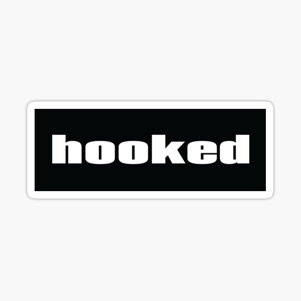 "Hooked" Sticker by ProjectX23 | Redbubble