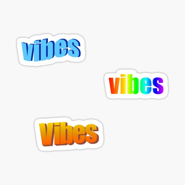 "Vibes - Throwback Word Art PACK" Sticker for Sale by mmarissagrace ...